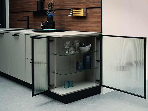 Rotpunkt launches groovy fluted glass unit - kbbreview